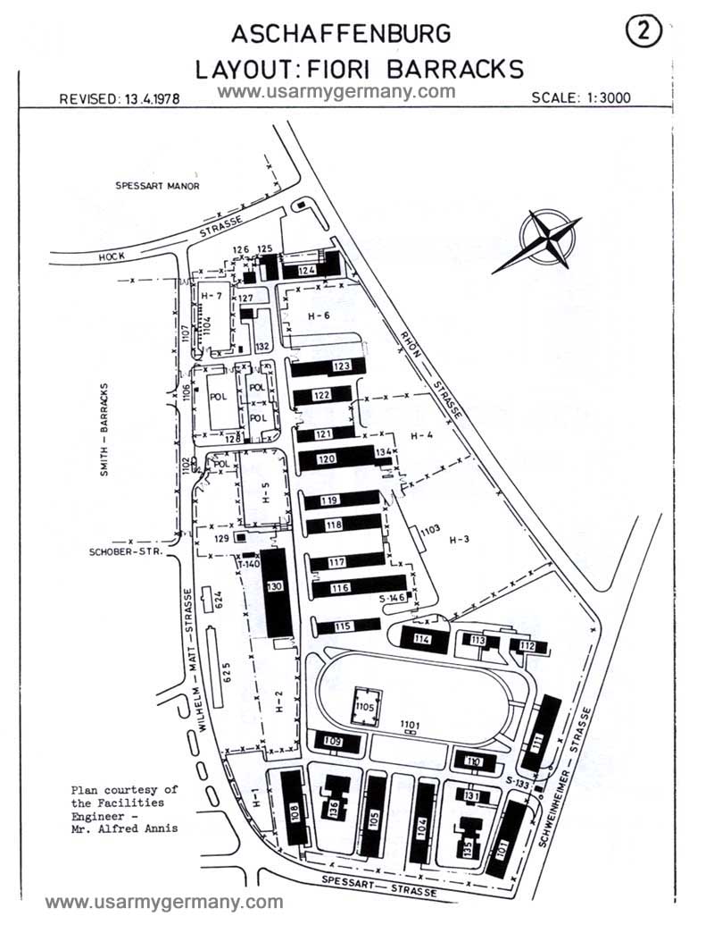 USAREUR Installation Maps - Fiori 1978